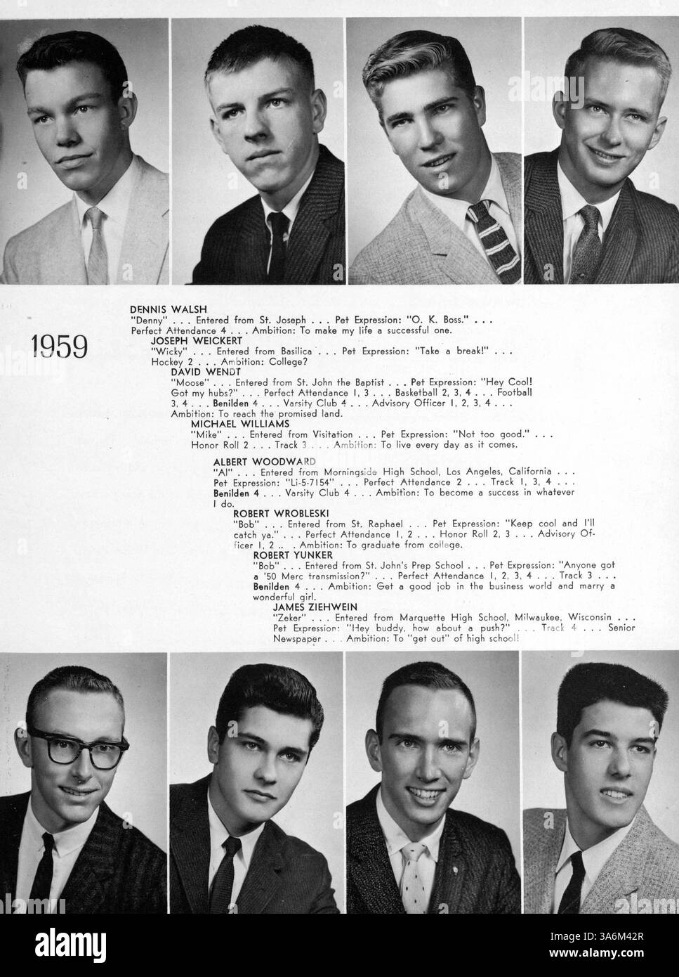 The 1959 Benilde High Yearbook provides a historical account of student ...