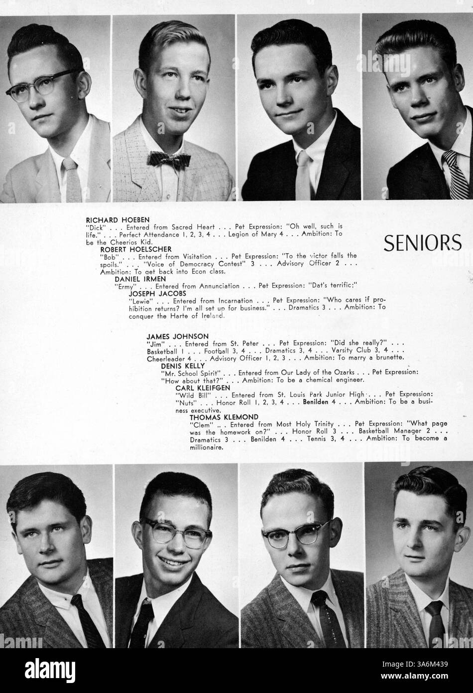 This yearbook from 1959 documents the key events at Benilde High ...