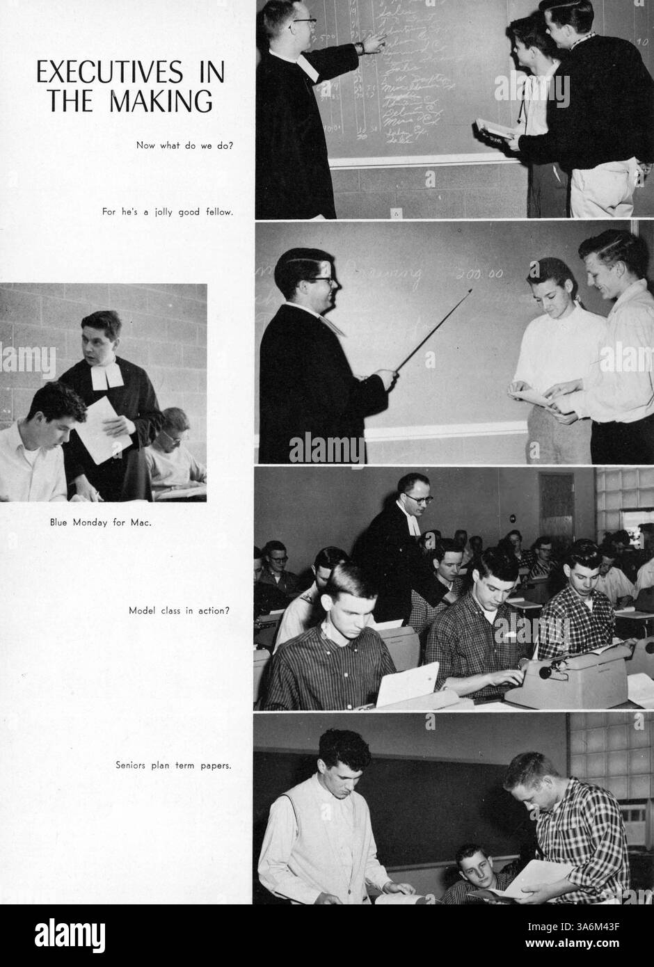 The 1959 Benilde High Yearbook offers a historical account of the 1958 ...