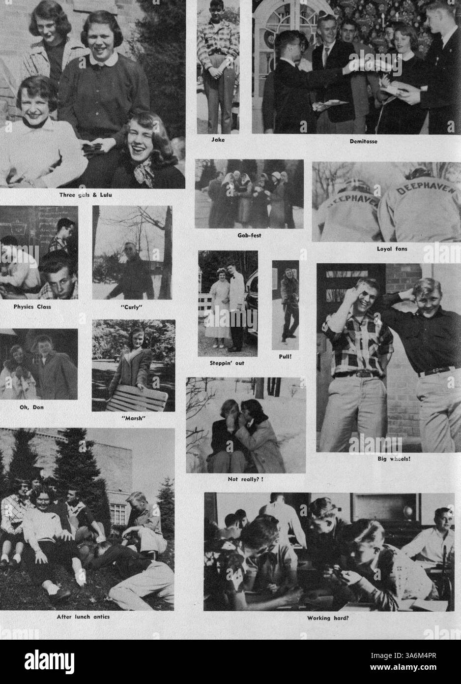 This 1952 yearbook from deephaven high showcases the student body hi ...
