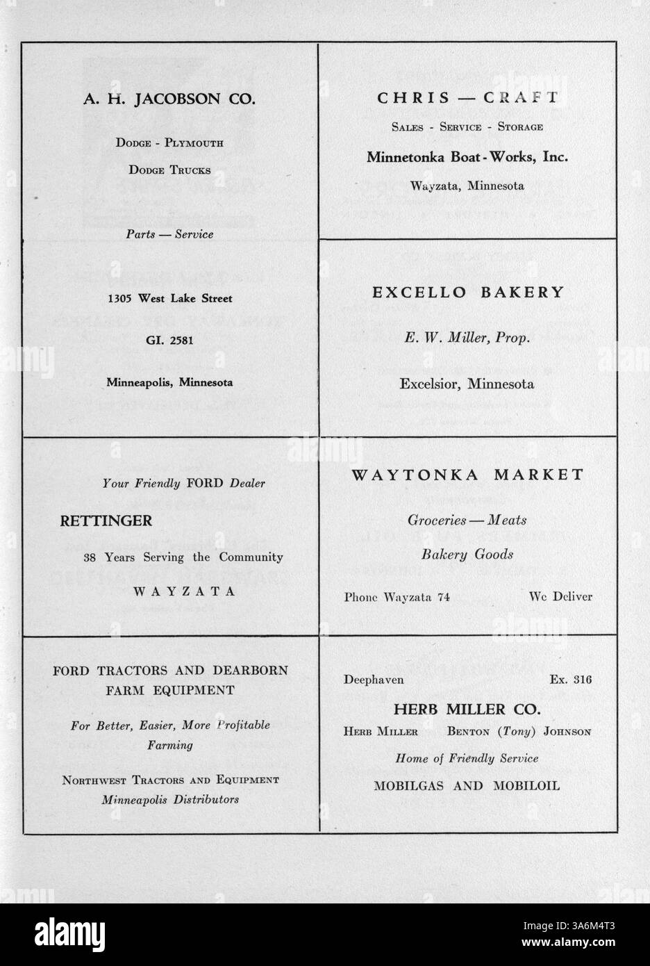 The 1952 Deephaven High Yearbook documents key events of the 1951-1952 ...