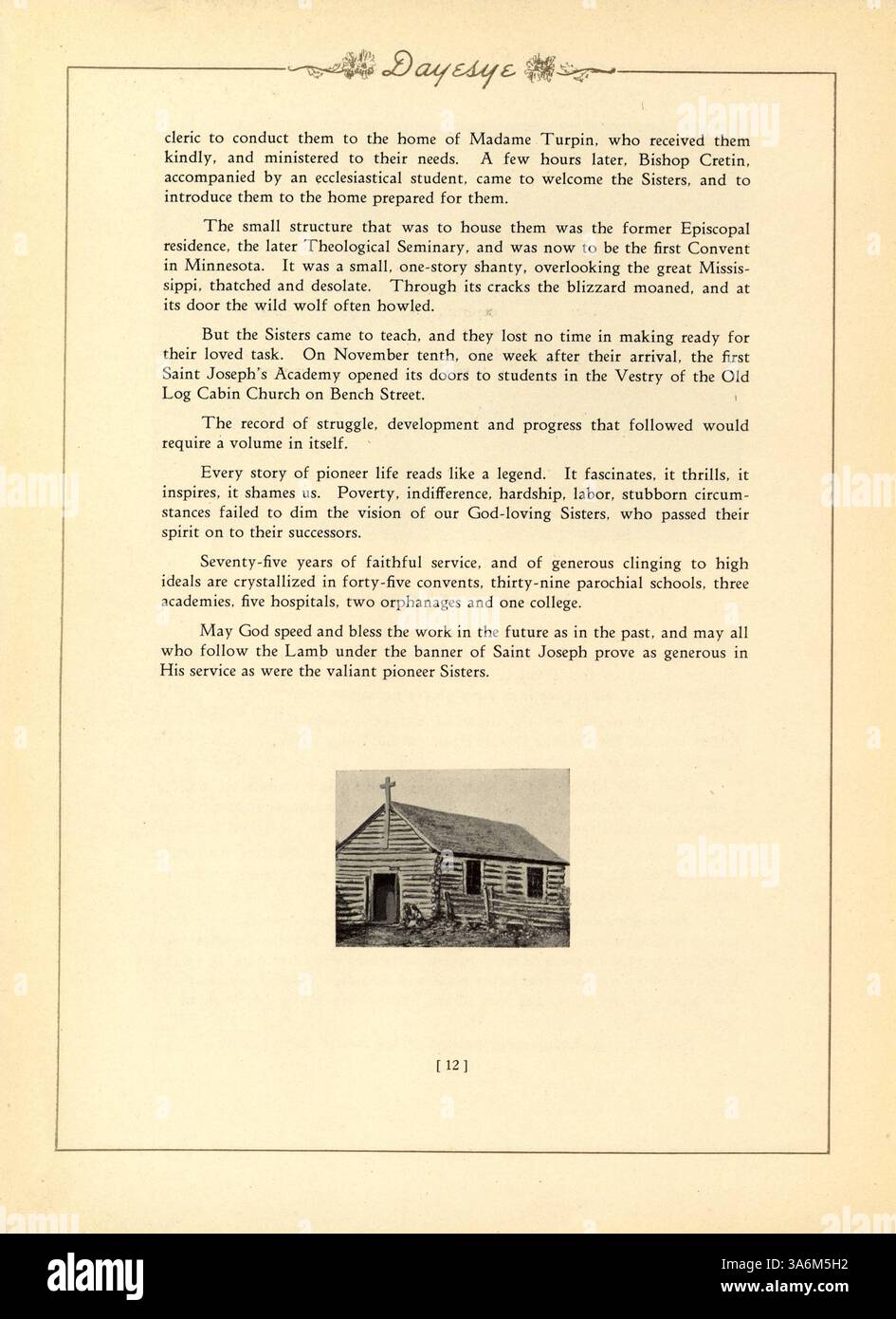 The 1926 'Dayesye' yearbook from St. Margaret's Academy captures the ...