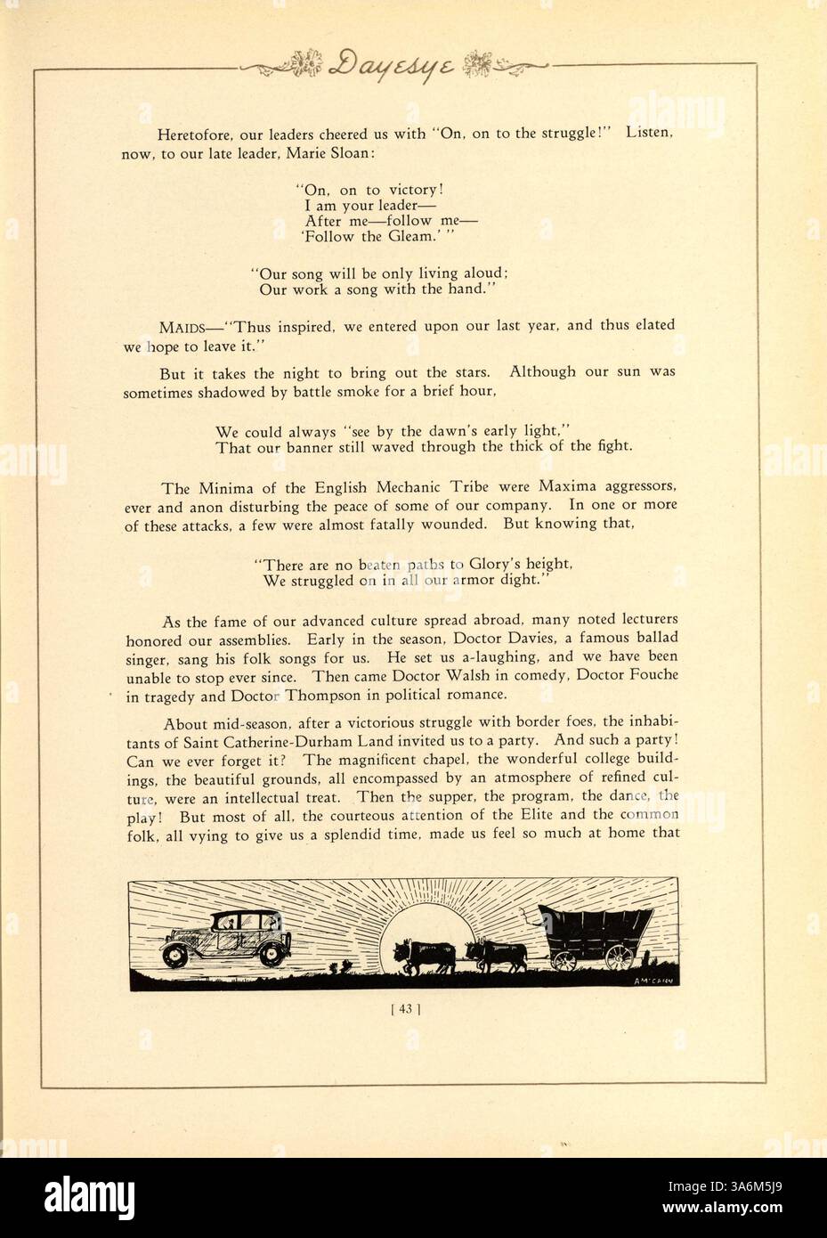 The 1926 'Dayesye' yearbook documents the highlights of the 1925-1926 ...