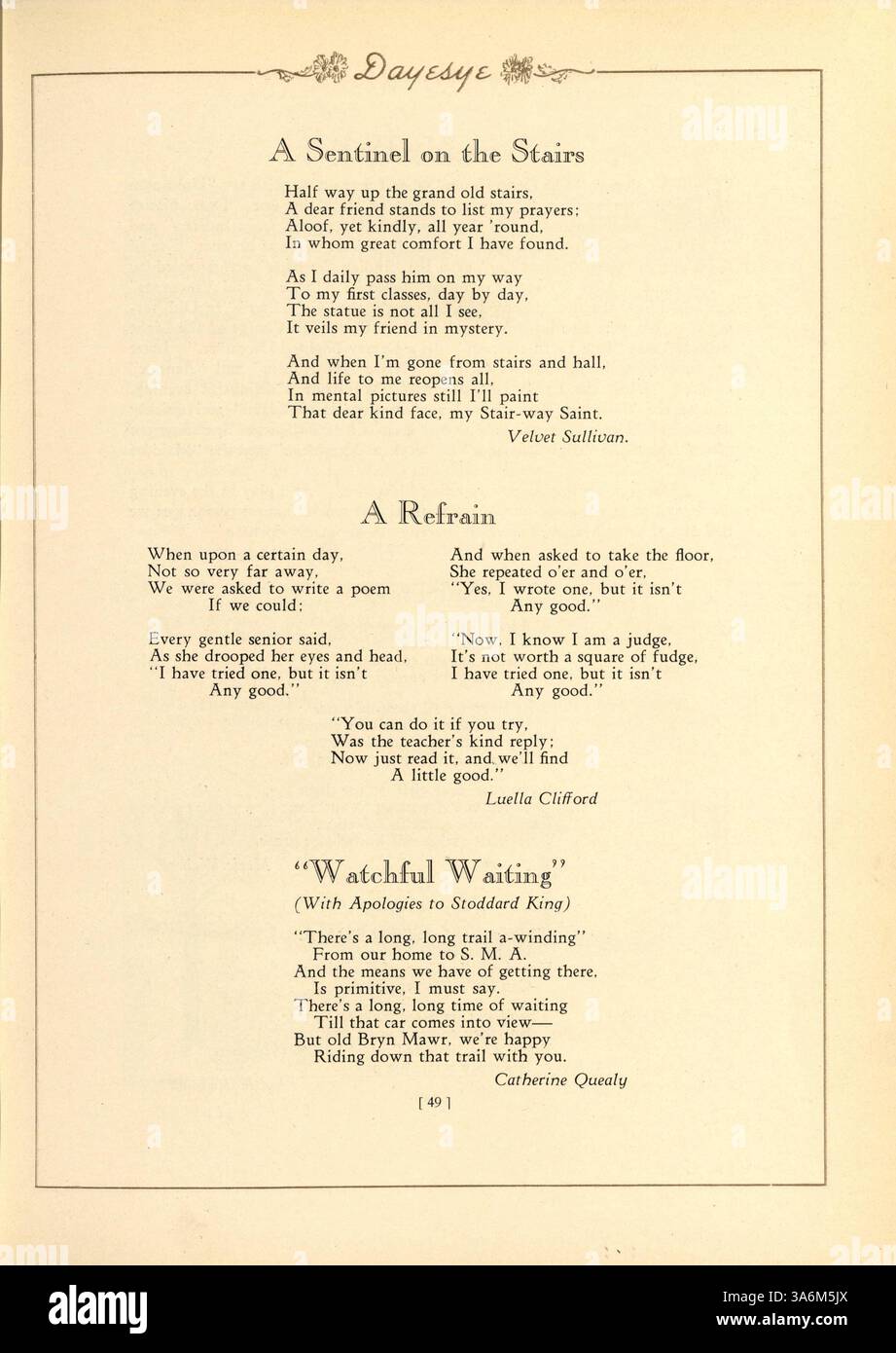 The 1926 'Dayesye' yearbook documents the key events of St. Margaret's ...