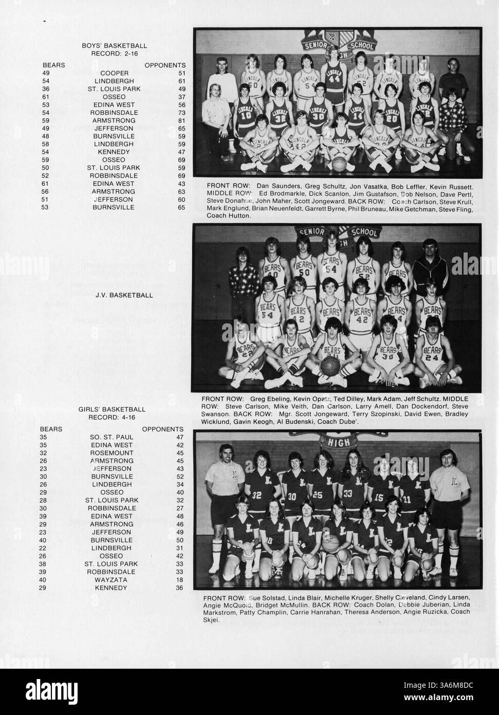 Highlights the 1977 1978 school year at lincoln high hi-res stock photography and images - Alamy