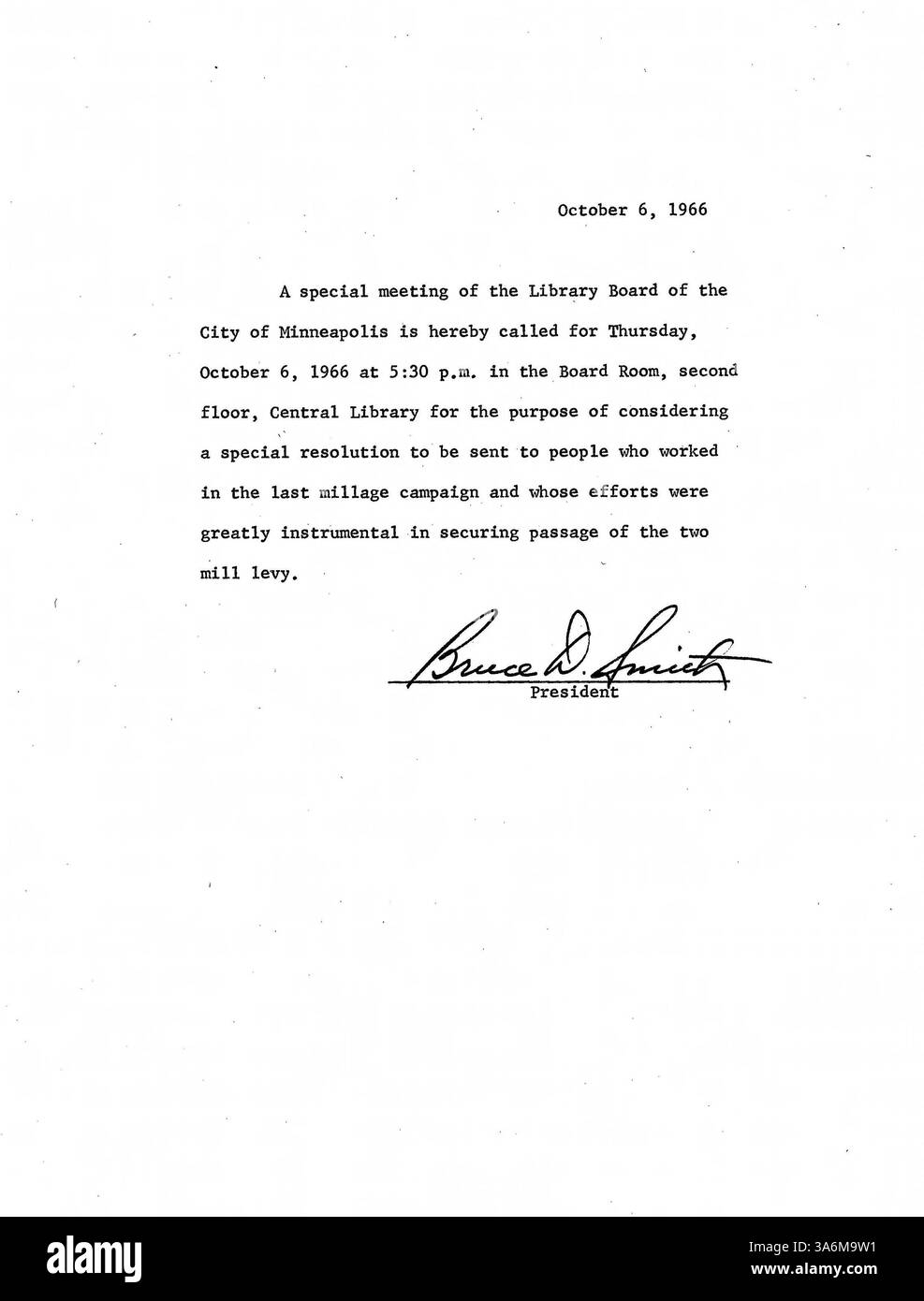 The 1966 meeting minutes of the Minneapolis Public Library Board of ...