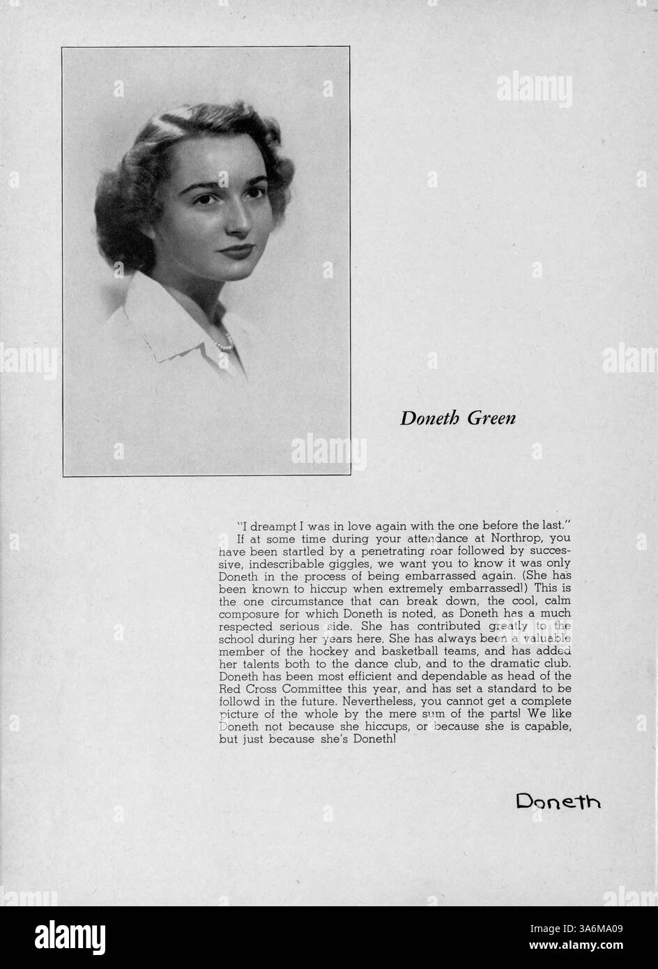 Documenting the high school experience during world war ii hi-res stock ...