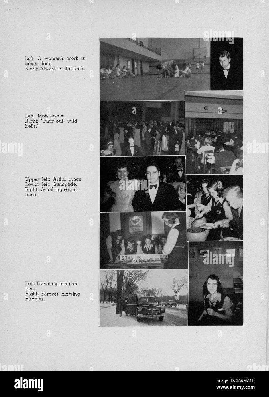 1943 1944 yearbook Black and White Stock Photos & Images - Alamy
