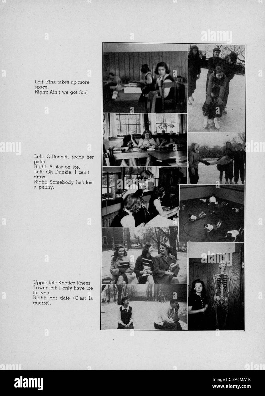 Yearbook from 1943 showcases the school year at northrop collegiate ...