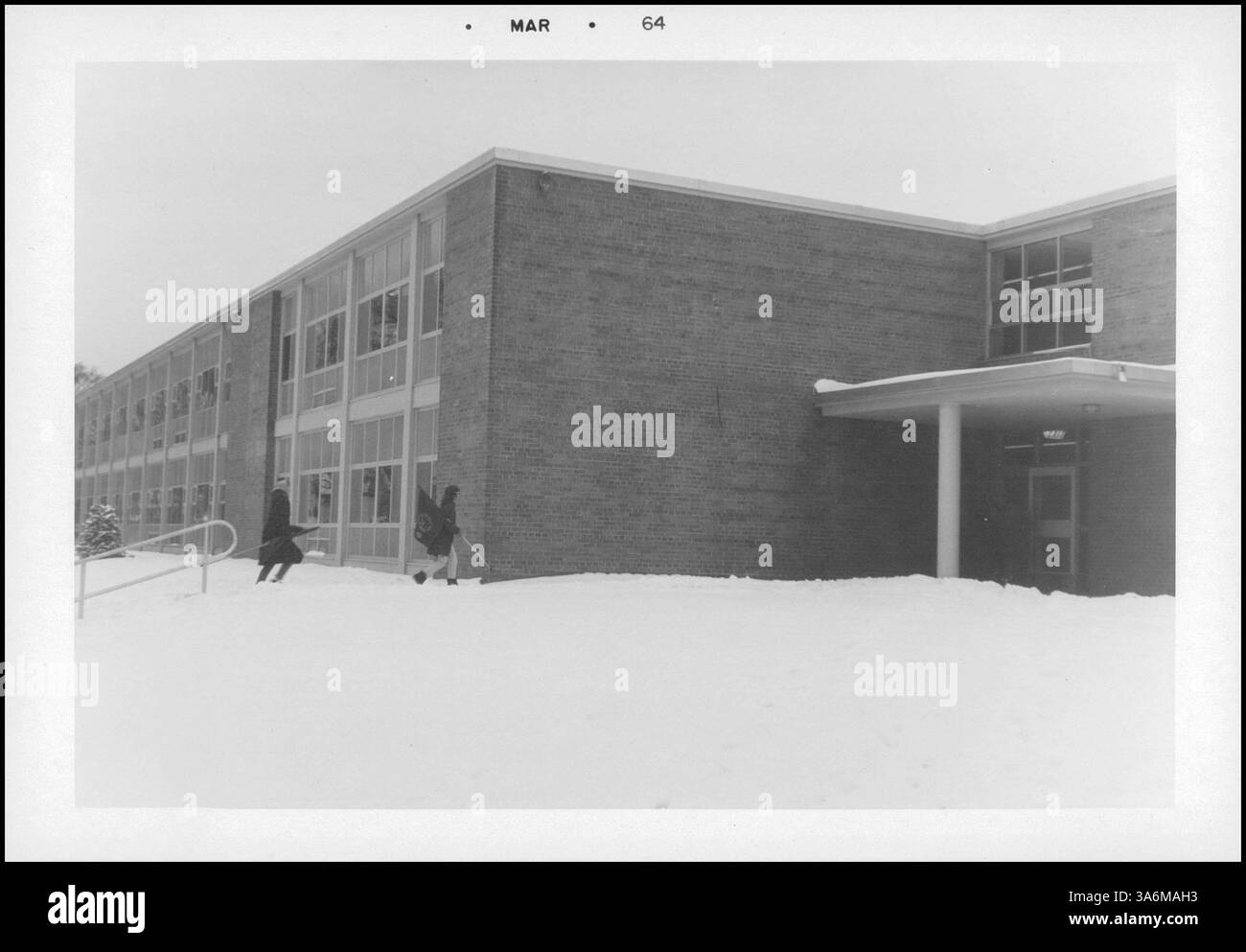 Completed in 1963, the Hall Elementary School addition included six ...