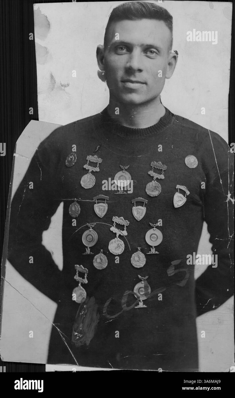 Everett McGowan, an international amateur skating champion, poses with ...