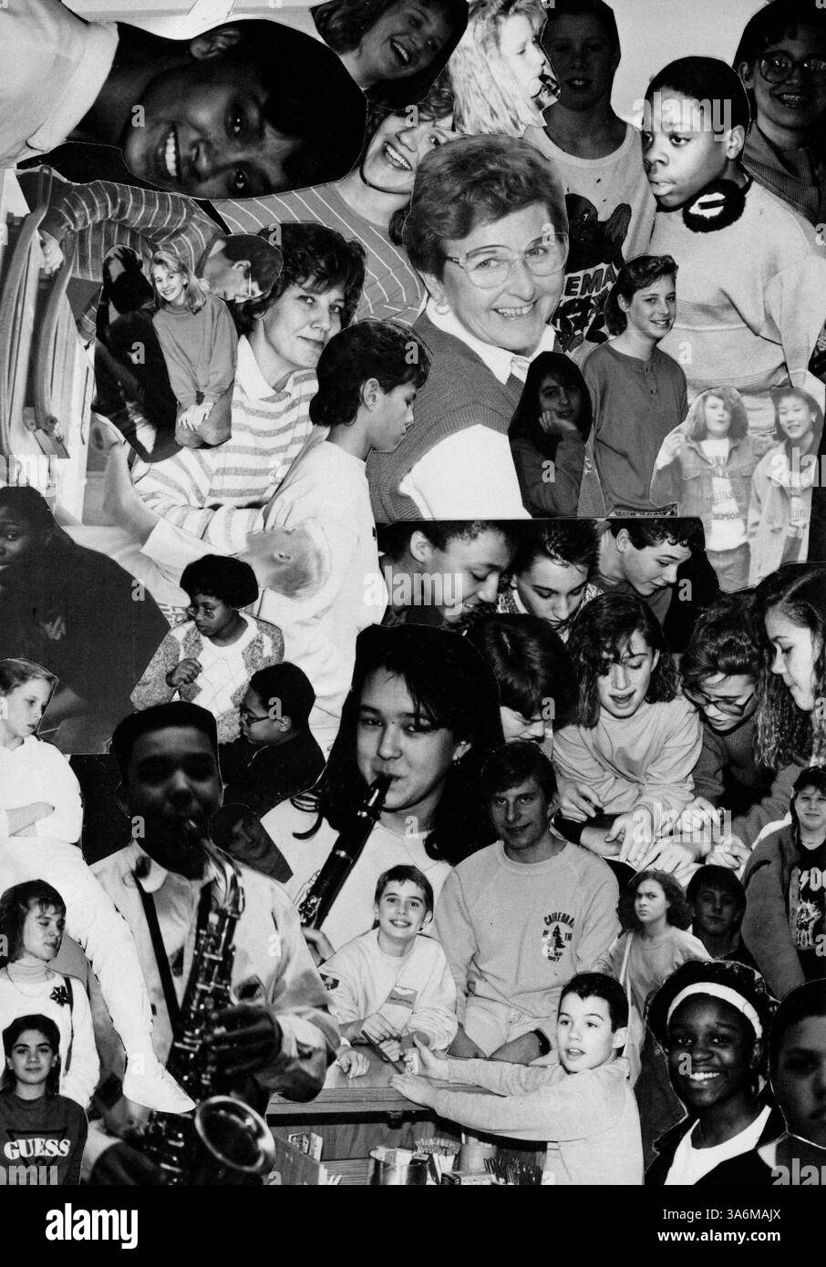 This 1988 'Anthonian' yearbook features photos and memories of students ...