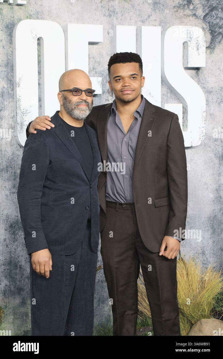 March 24, 2025, Los Angeles, California, USA: Jeffrey Wright, Elijah ...