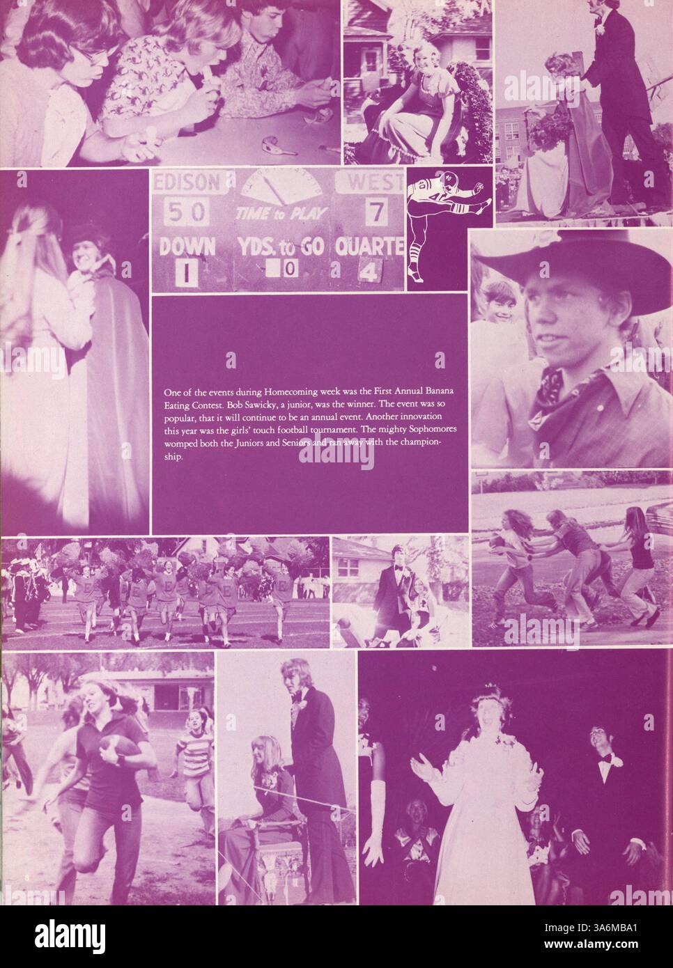 The 1974 'Wizard '74' yearbook of Edison High School chronicles the 1973-1974 school year ...