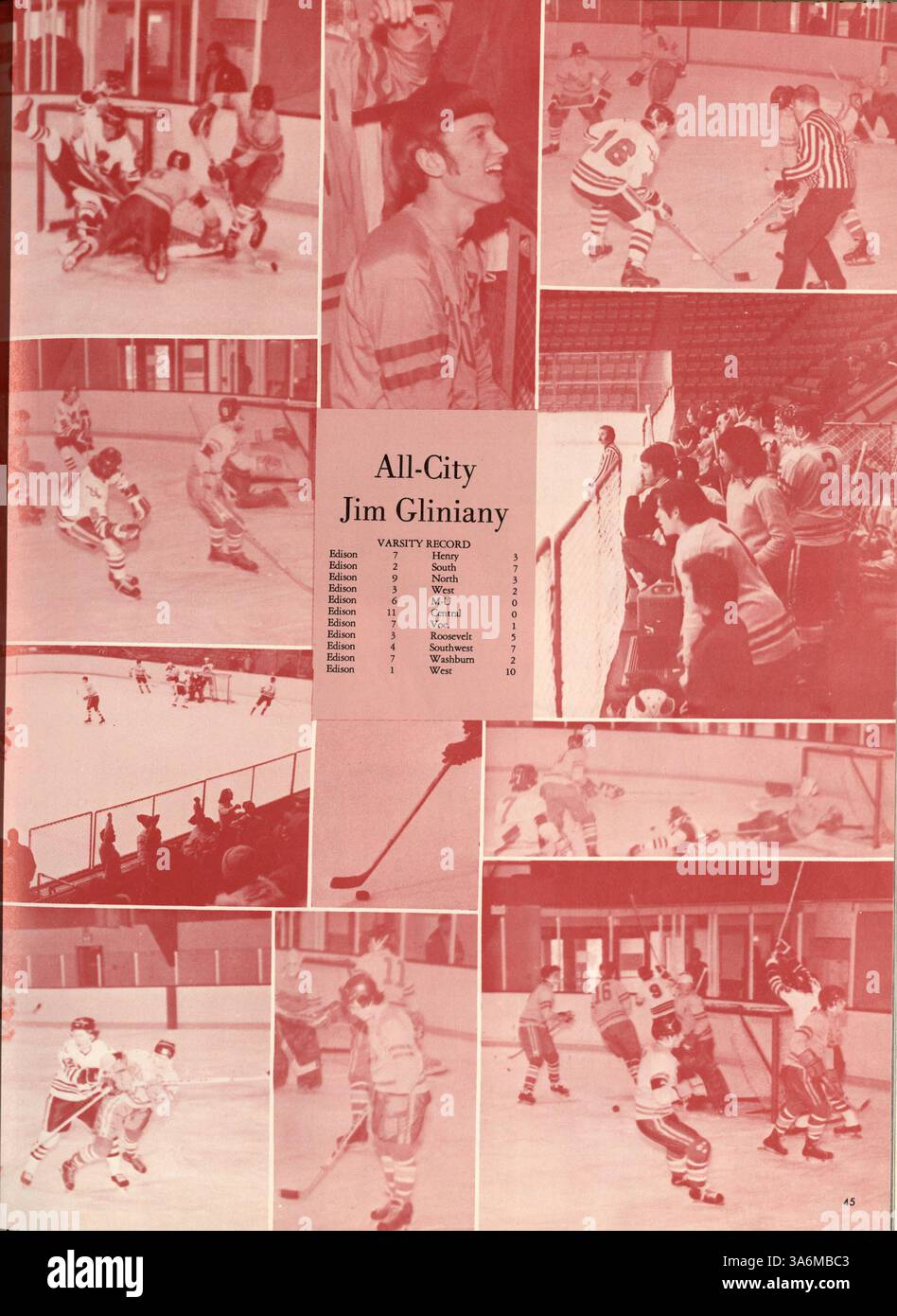 The 'Wizard '74' yearbook from Edison High School reflects the school's ...