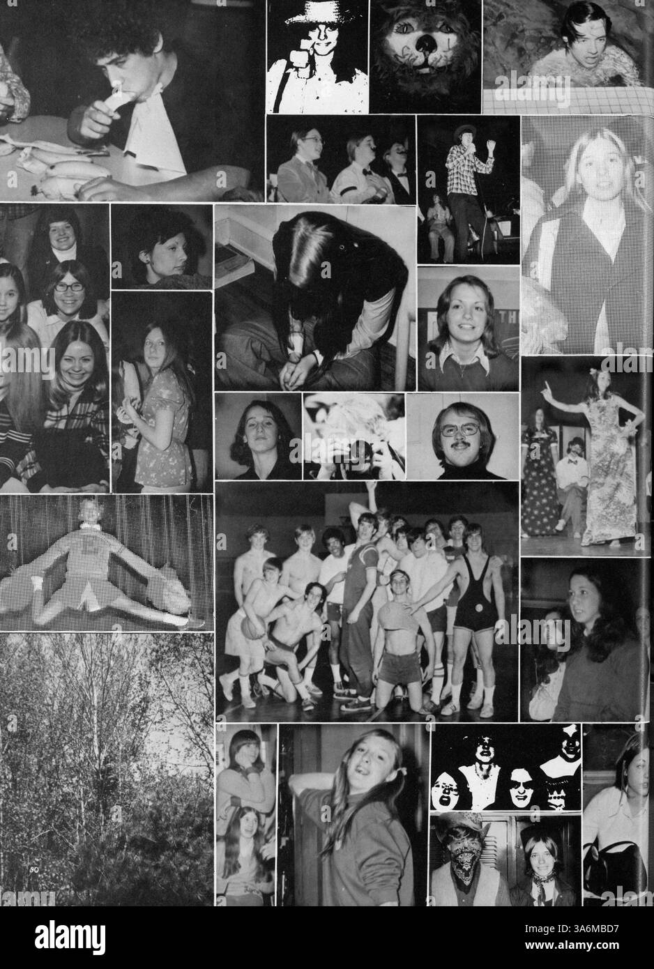 The 'Wizard '74' yearbook from Edison High School features events from the 1973-1974 school year ...