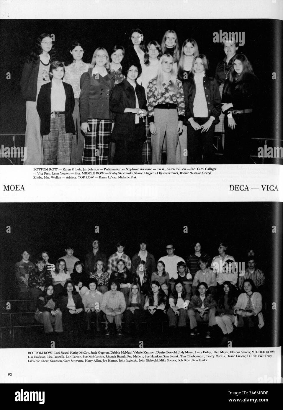 This 1974 'Wizard' yearbook from Edison High School features students ...