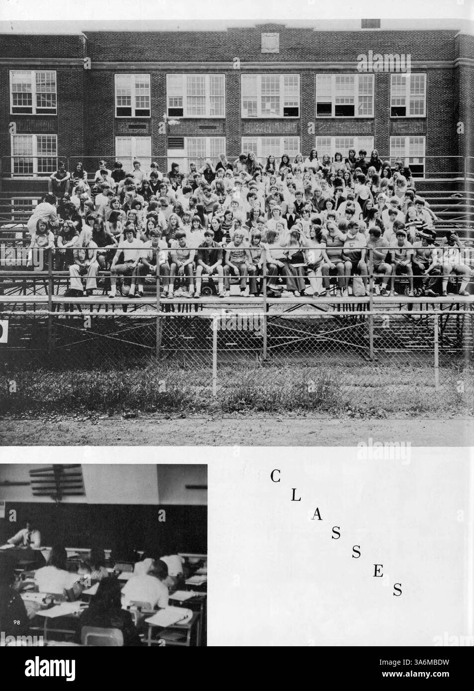 The 1974 'Wizard' yearbook from Edison High School captures key moments from the 1973-1974 ...