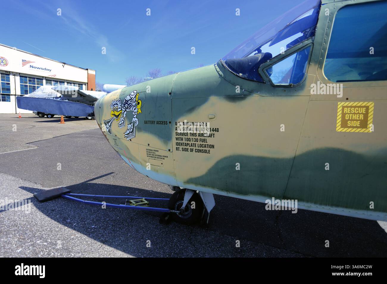 Cessna O-2B Skymaster, Vietnam War aircraft used for psychological ...
