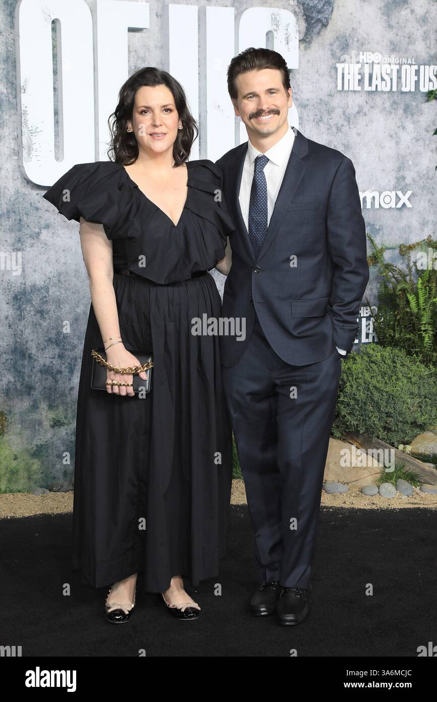 March 24, 2025, Los Angeles, California, USA: Melanie Lynskey, Jason ...
