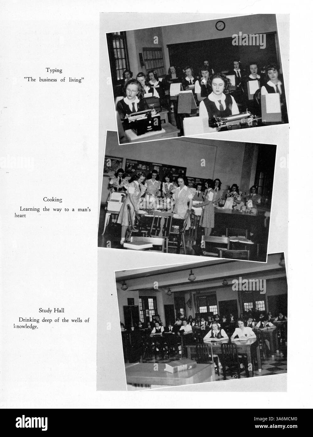 This 1946 yearbook from the Academy of Holy Angels records the events ...