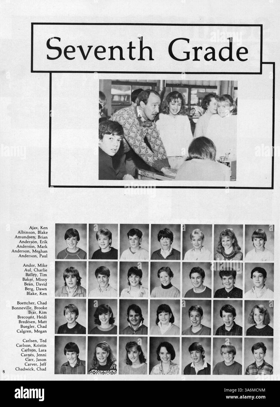 Reflections 1987, the South View Junior High yearbook, commemorates the ...