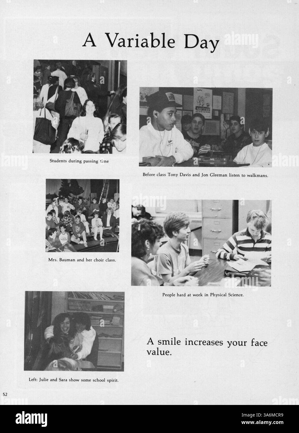 Reflections 1987 from South View Jr. High features student portraits ...