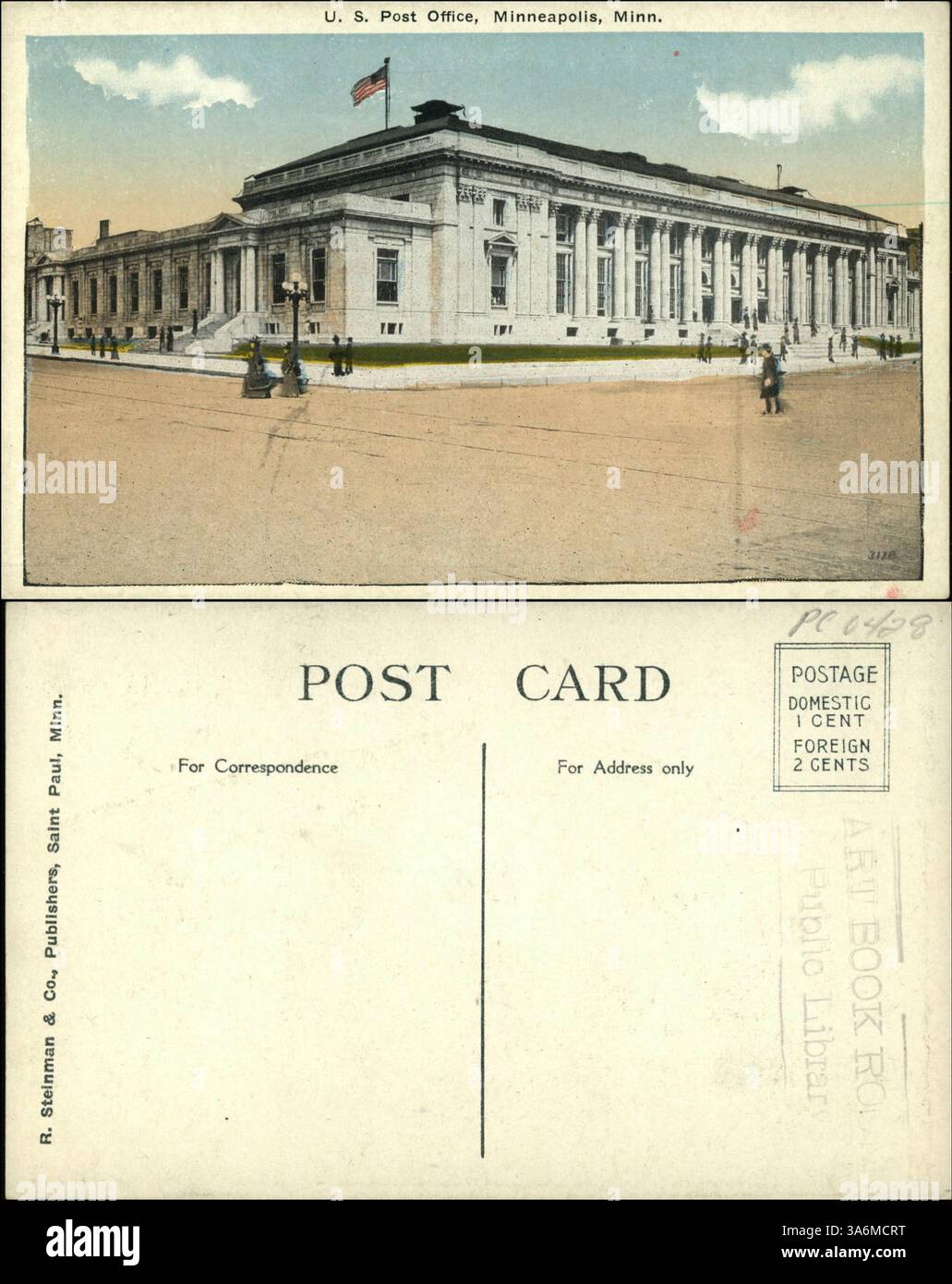The U.S. Post Office building in Minneapolis, Minnesota, is featured in ...