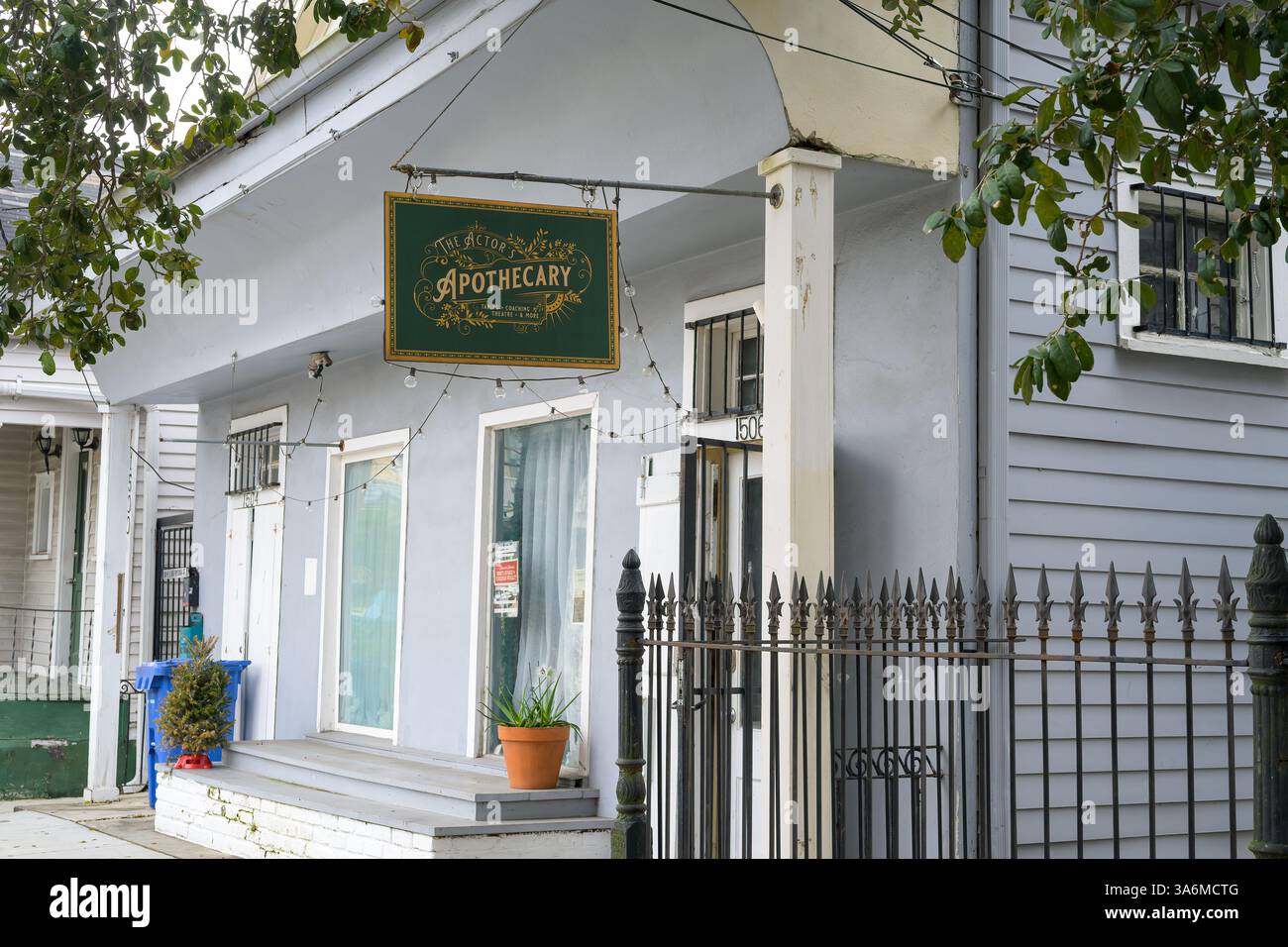 New Orleans, LA, USA - January 4, 2025: The Actor's Apothecary building ...