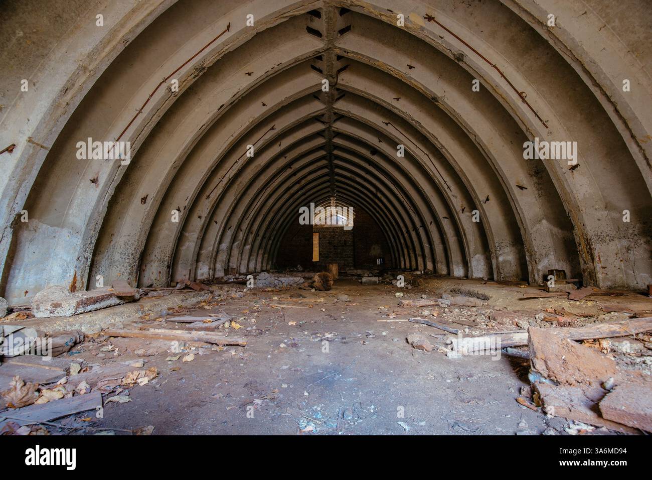 Abandoned underground depot in Soviet military base Stock Photo - Alamy
