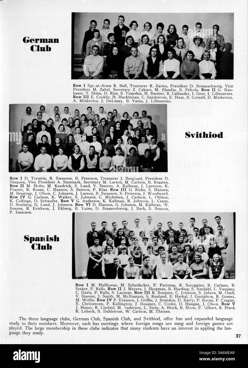 The South High Yearbook of 1955 captures the achievements of students ...