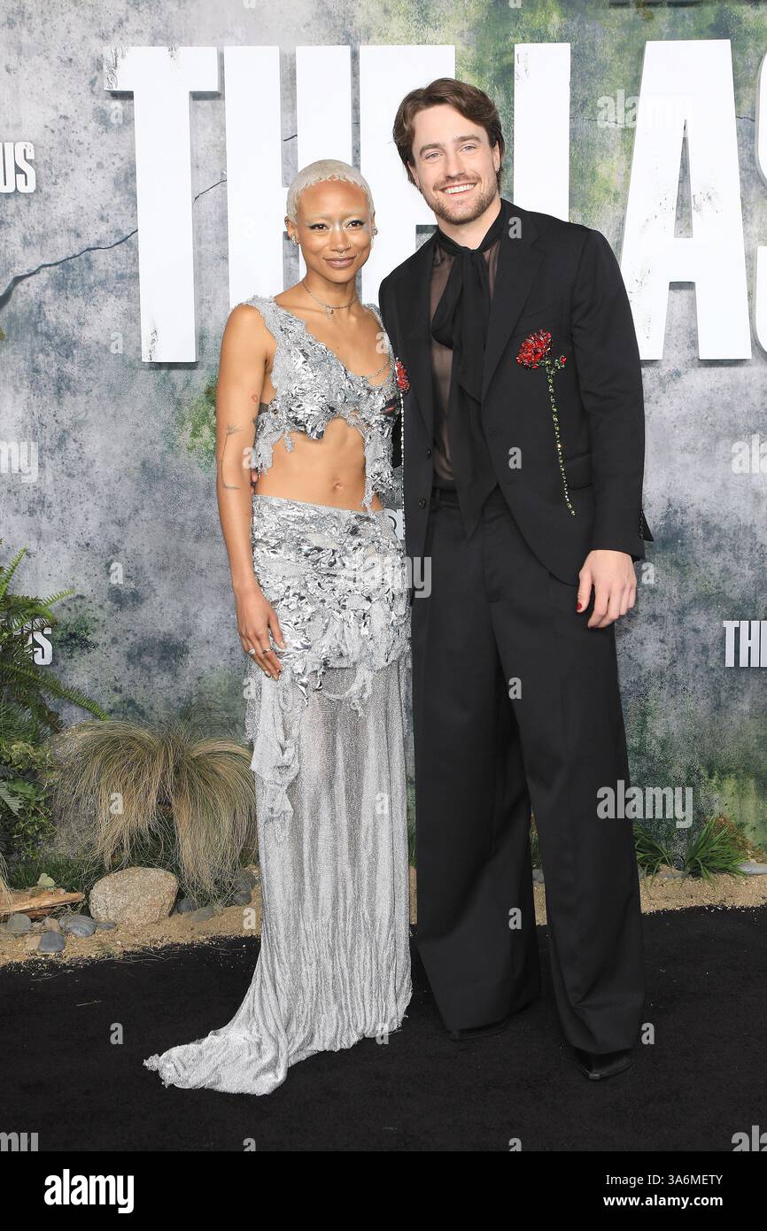 March 24, 2025, Los Angeles, California, USA: Tati Gabrielle, Spencer ...