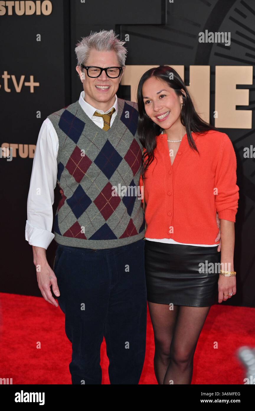 Hollywood, CA USA - March 24, 2025: Johnny Knoxville, Emily Ting ...