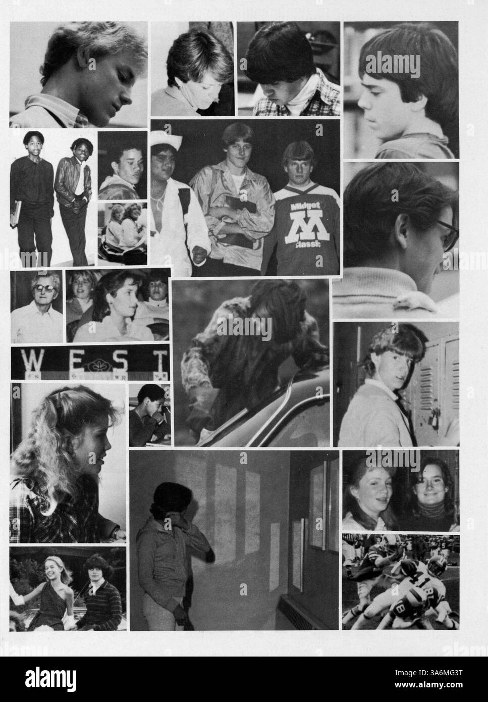 The 1982 West High Yearbook, Hesperian Eighty-Two, reflects the school ...