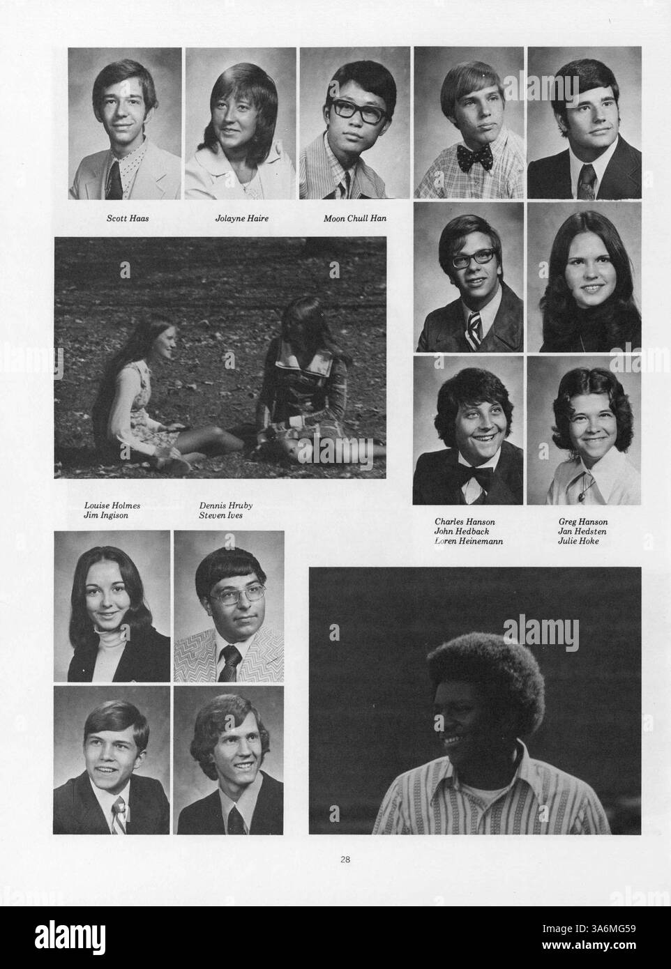 The 1974 edition of Antler yearbook from Minnehaha Academy provides a visual record of the ...