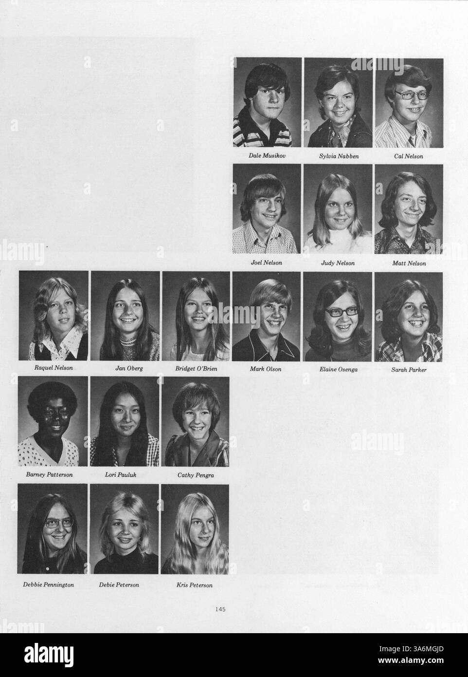 Documents important events of the 1973 1974 school year hi-res stock ...