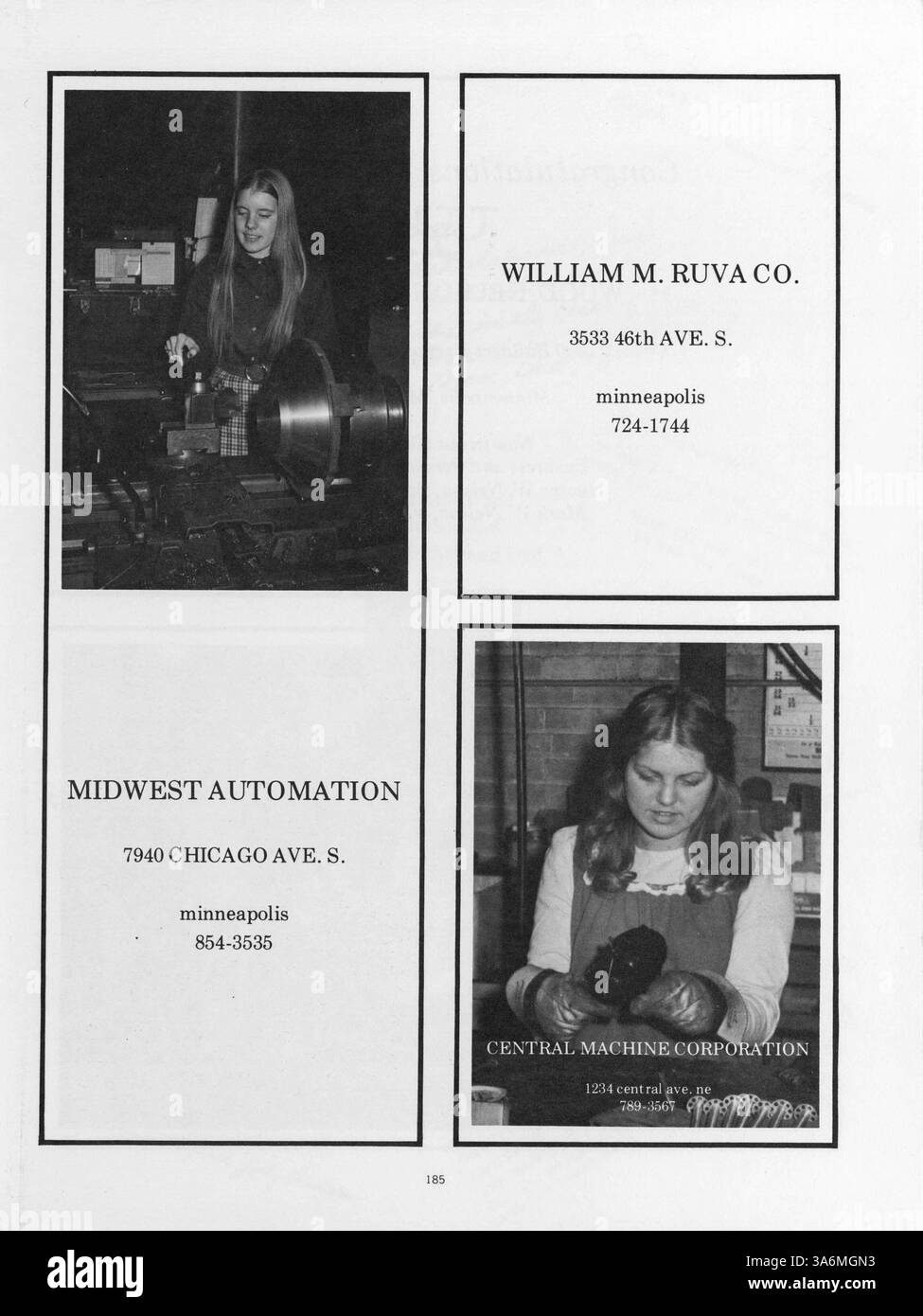 The 1974 Antler yearbook from Minnehaha Academy documents important ...