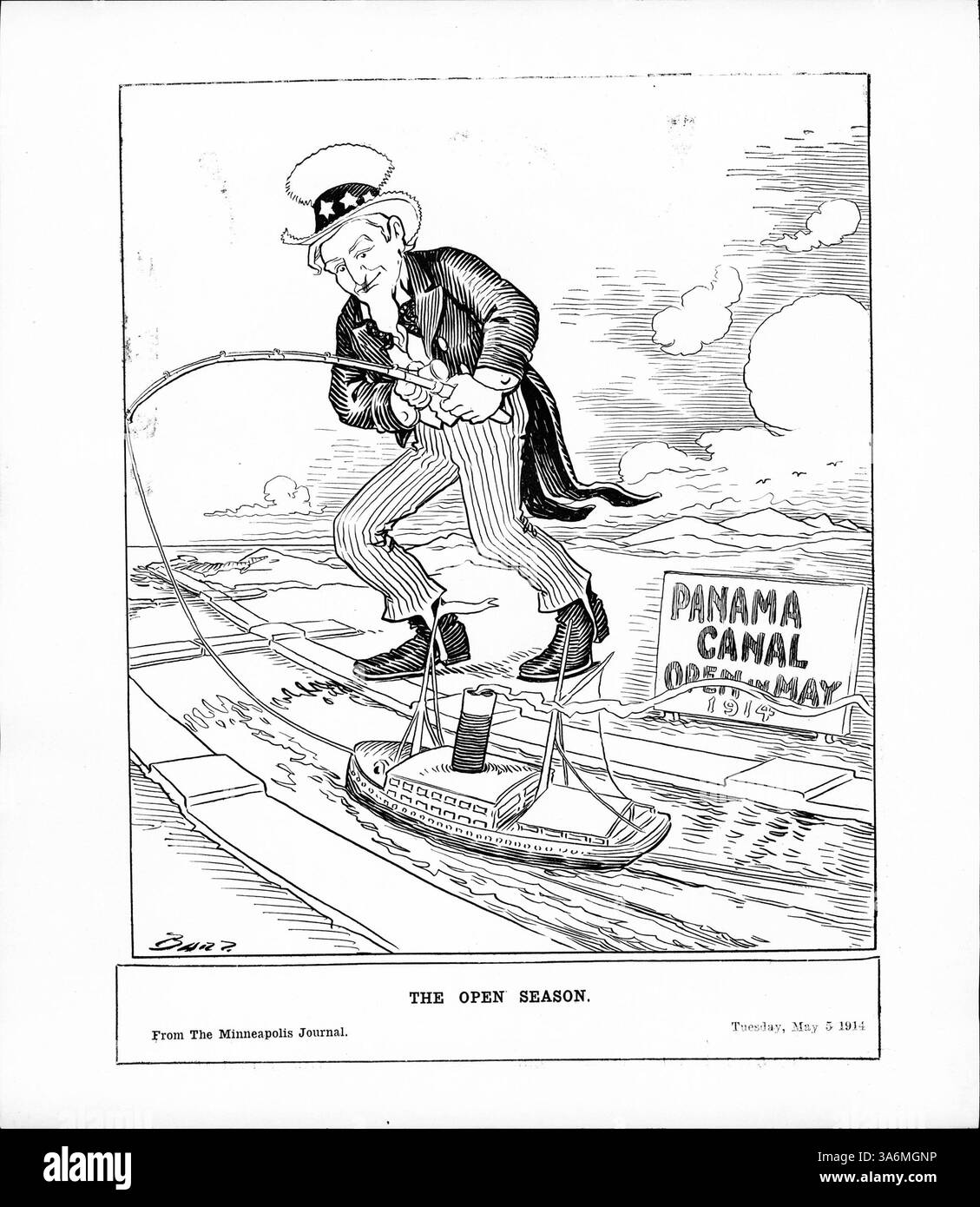 An illustration from Hennepin County Library depicts Uncle Sam using a ...