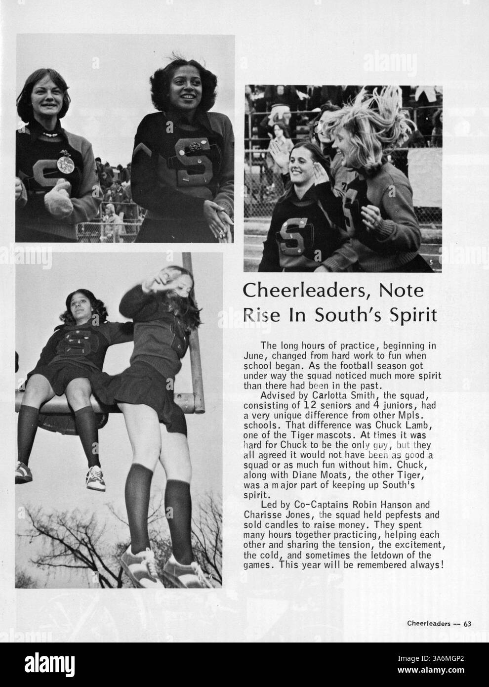 This 1976 South High 'Seventy Six Tiger' yearbook captures the essence ...