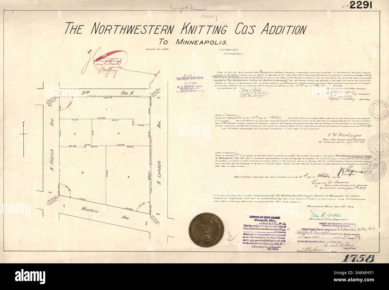 This addition to Minneapolis by Northwestern Knitting Co. showcases the ...