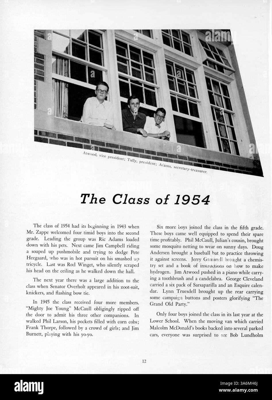 Blake School’s 1954 yearbook, 'CALL O' PAN', captures key moments from ...