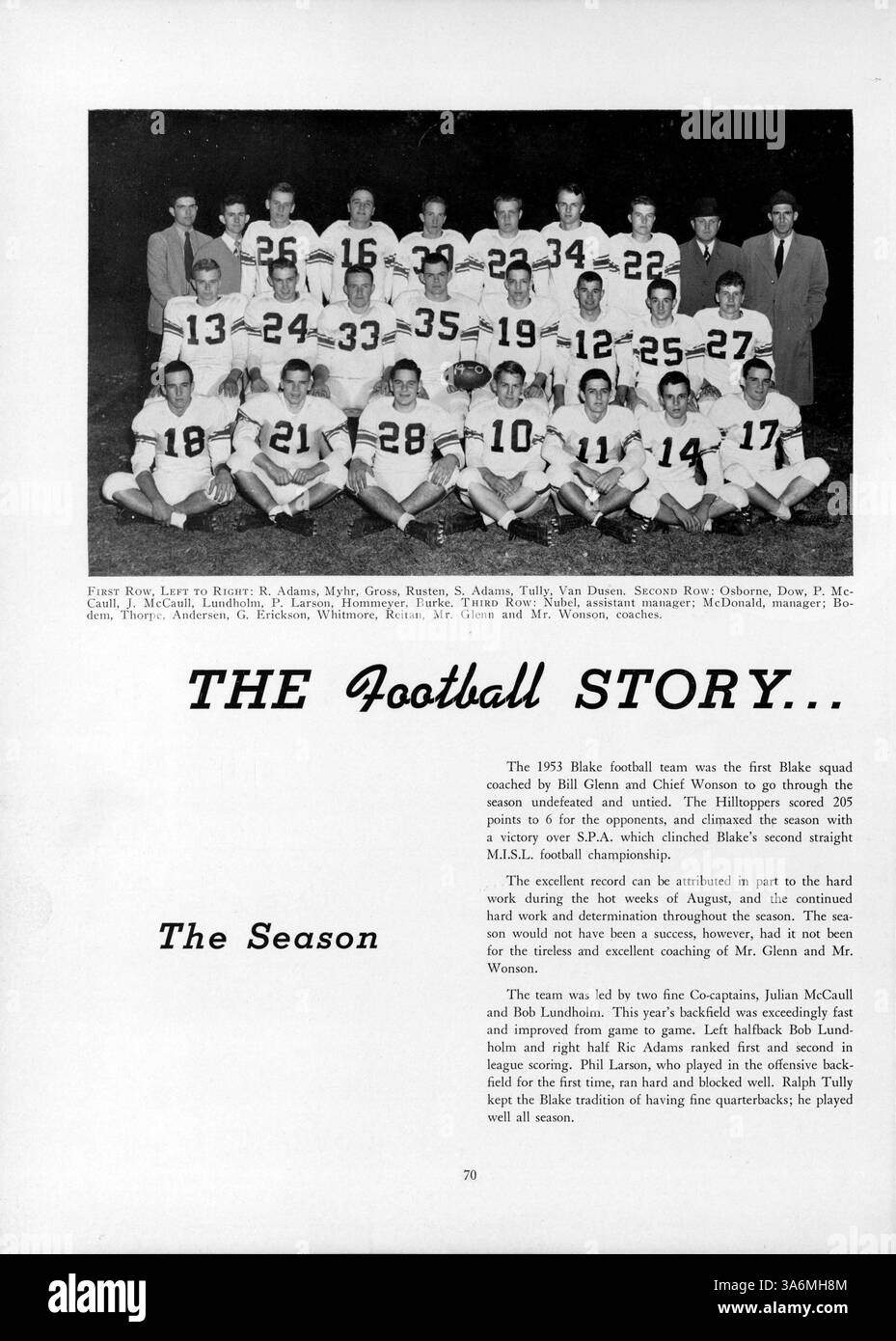 Other significant moments of the 1953 1954 year hi-res stock ...