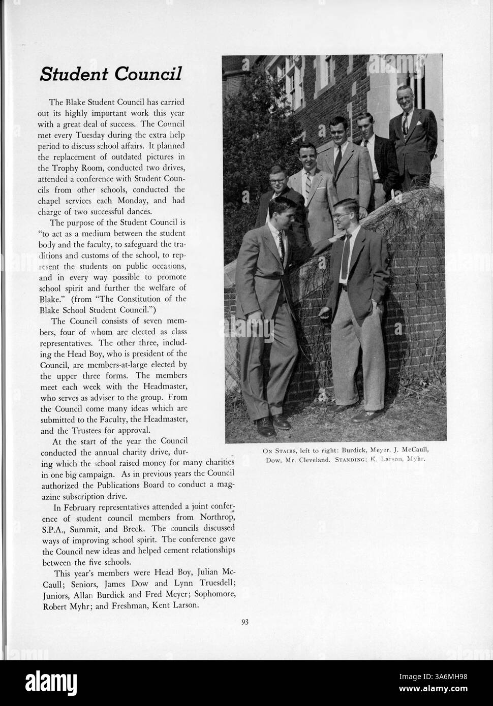 This high school yearbook from 1954 captures the essence of student ...