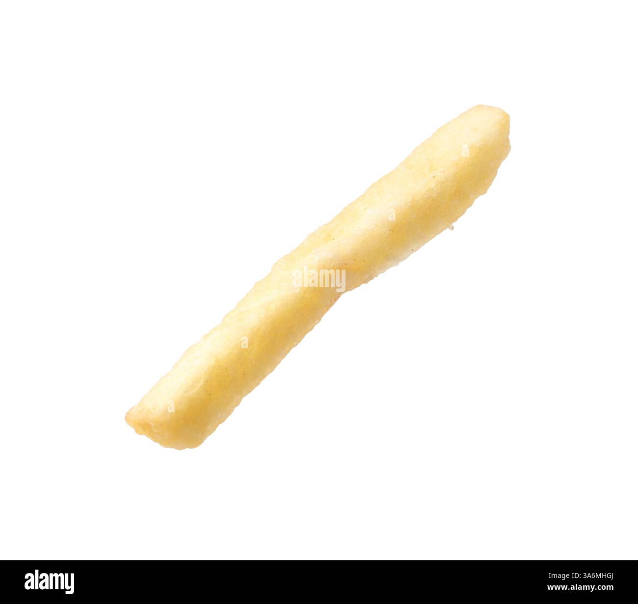 One delicious French fry isolated on white Stock Photo - Alamy