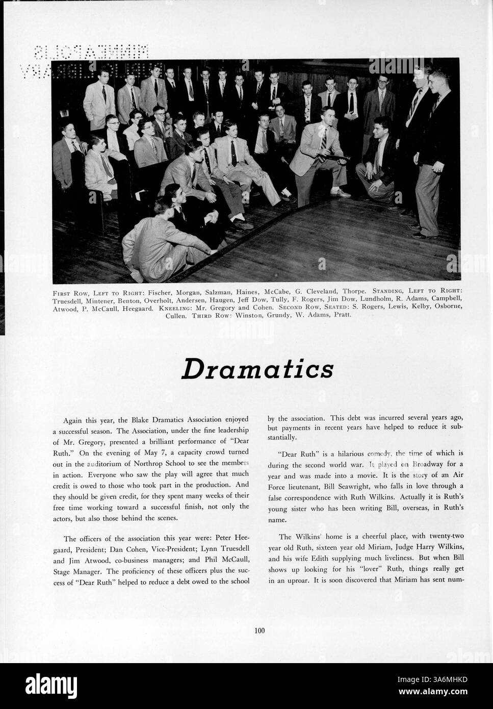 The 1954 Blake Yearbook provides an overview of the 1953-1954 school ...