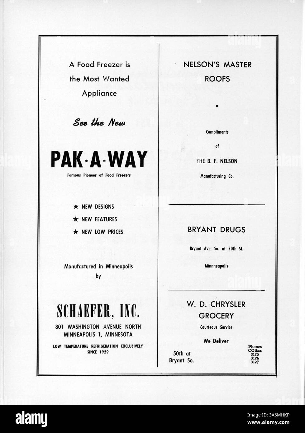 The blake yearbook for 1954 documents the students hi-res stock ...