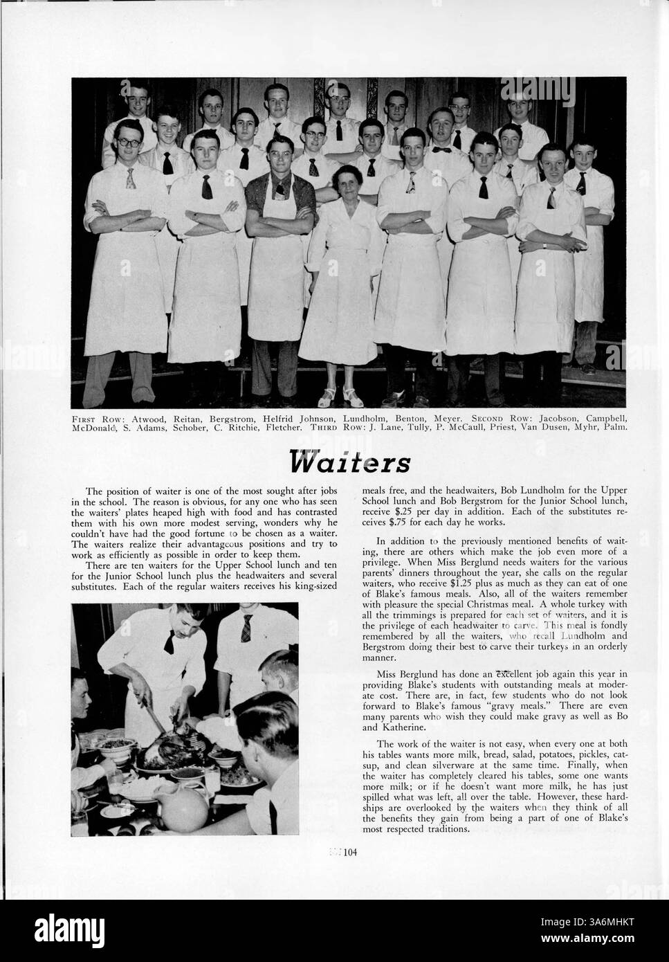 The 1954 Blake Yearbook showcases the students, faculty, athletic teams ...