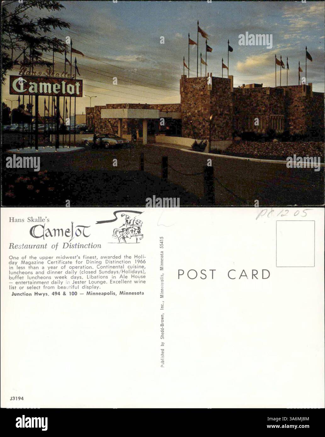 Hans Skalle's Camelot was a distinguished restaurant in Minneapolis ...