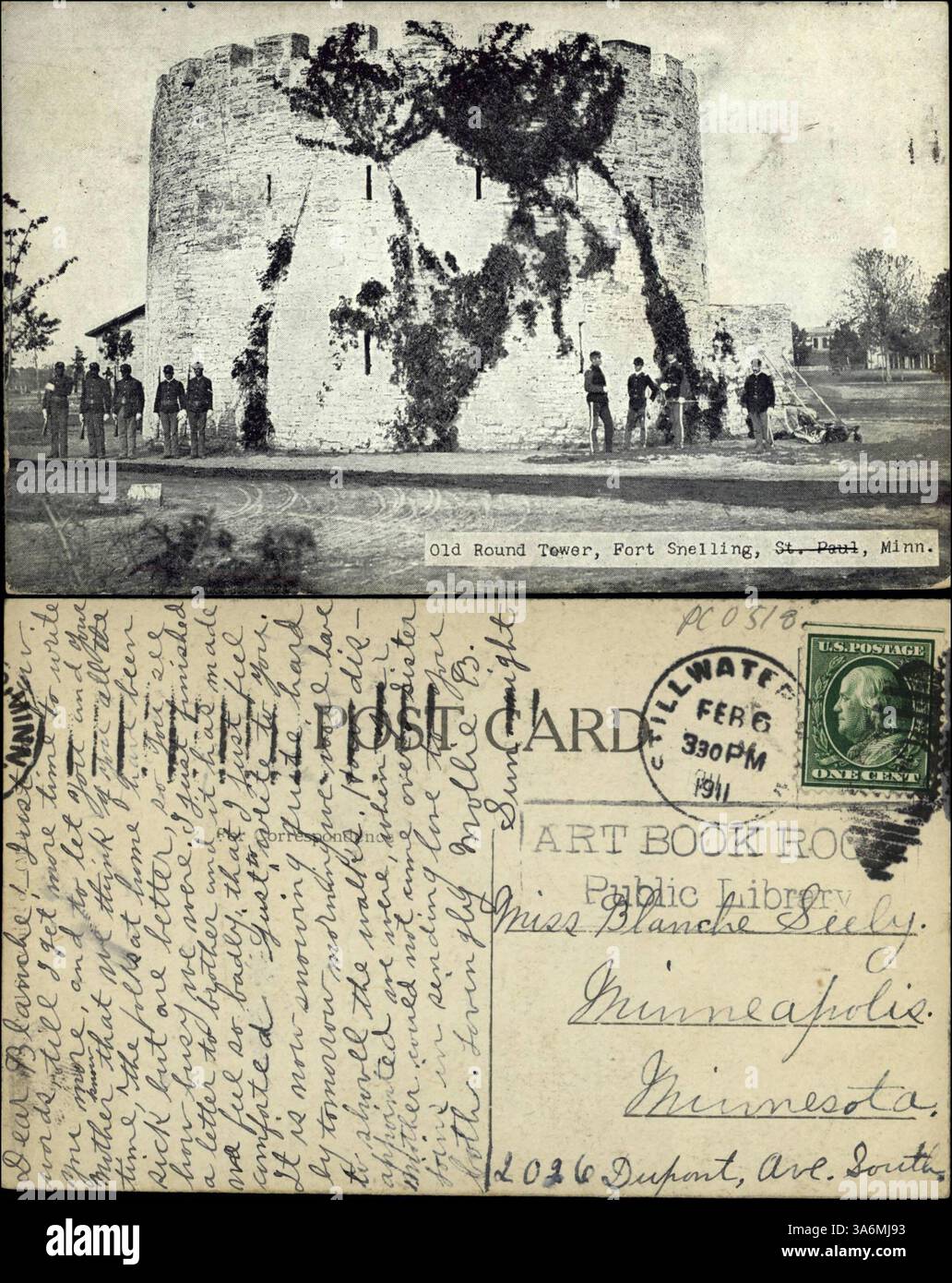 The Old Round Tower at Fort Snelling, Minnesota, is a historic ...