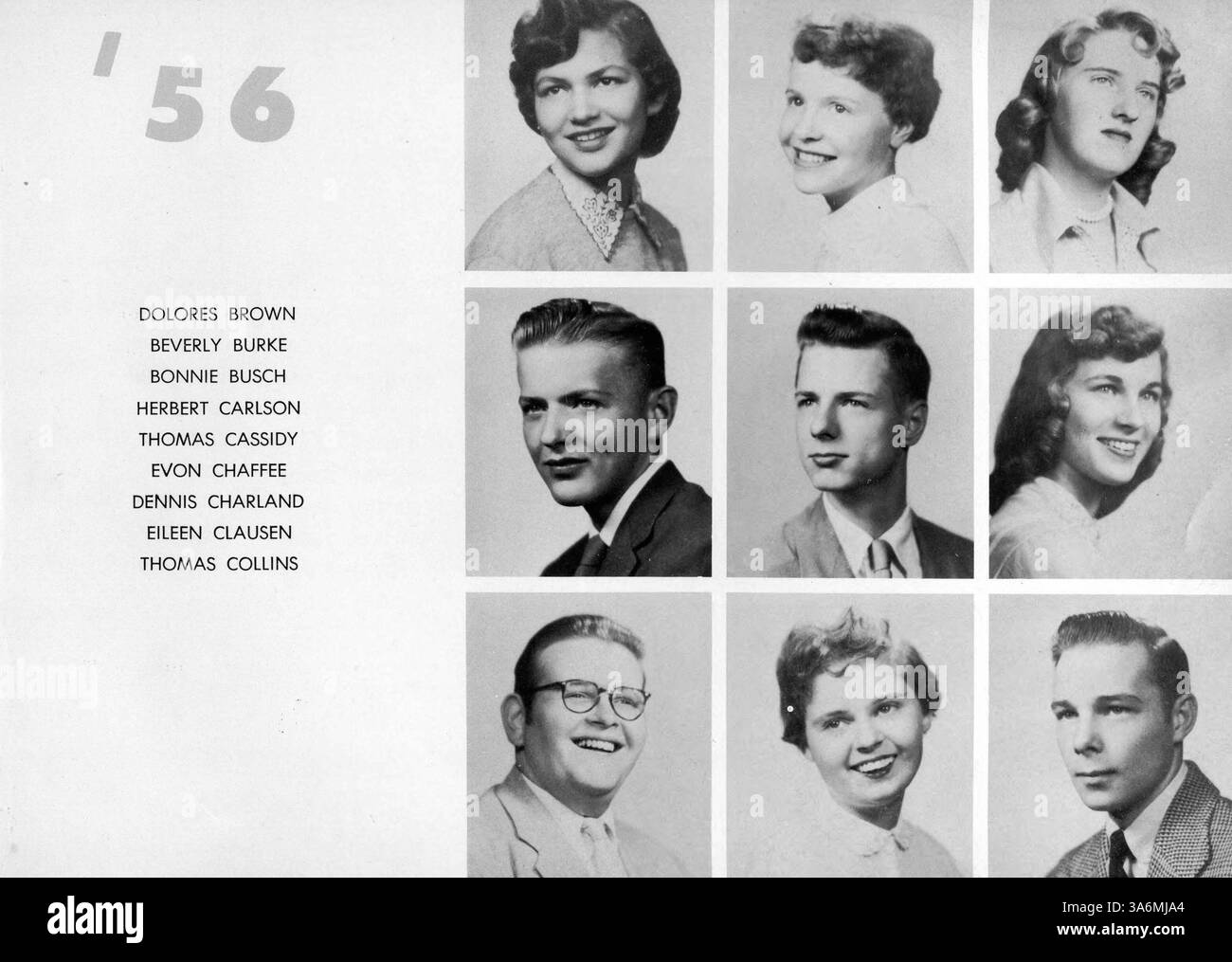 The 1956 'Bloomington Bear' yearbook captures the essence of ...